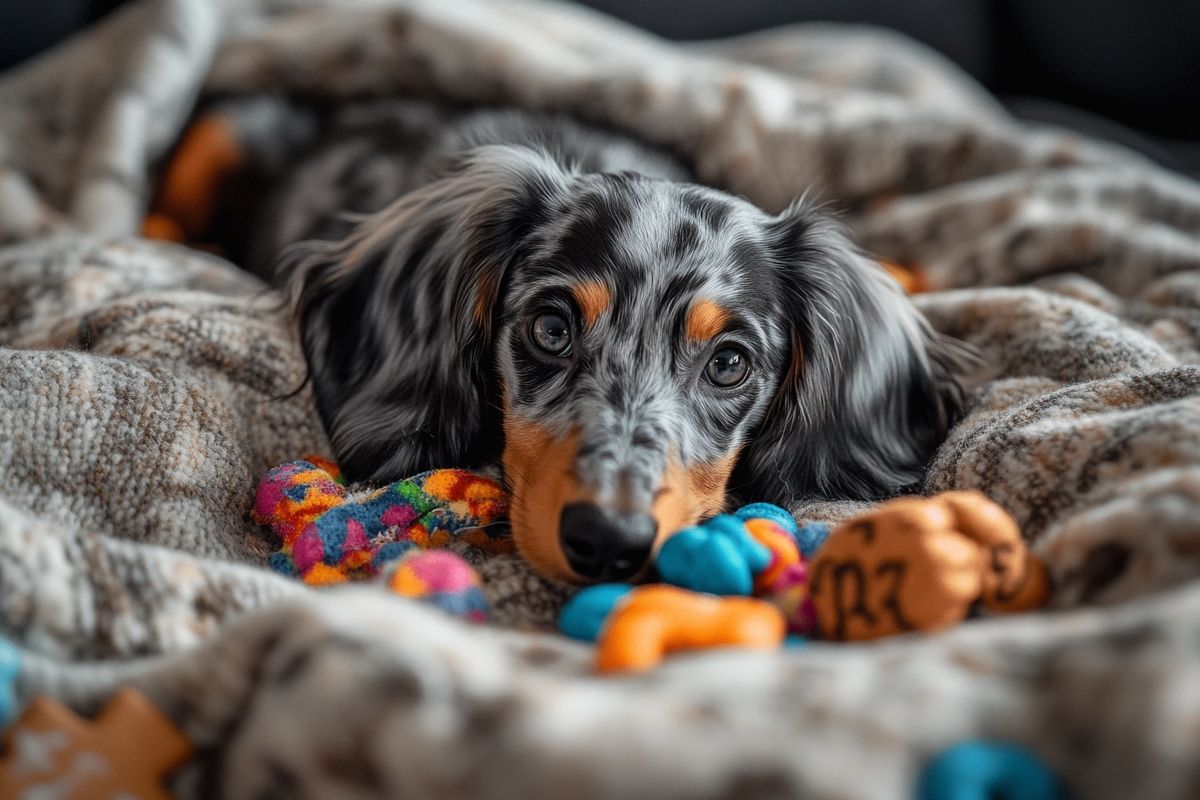 Teckel bleu merle : un choix de race pour les amoureux des couleurs ...