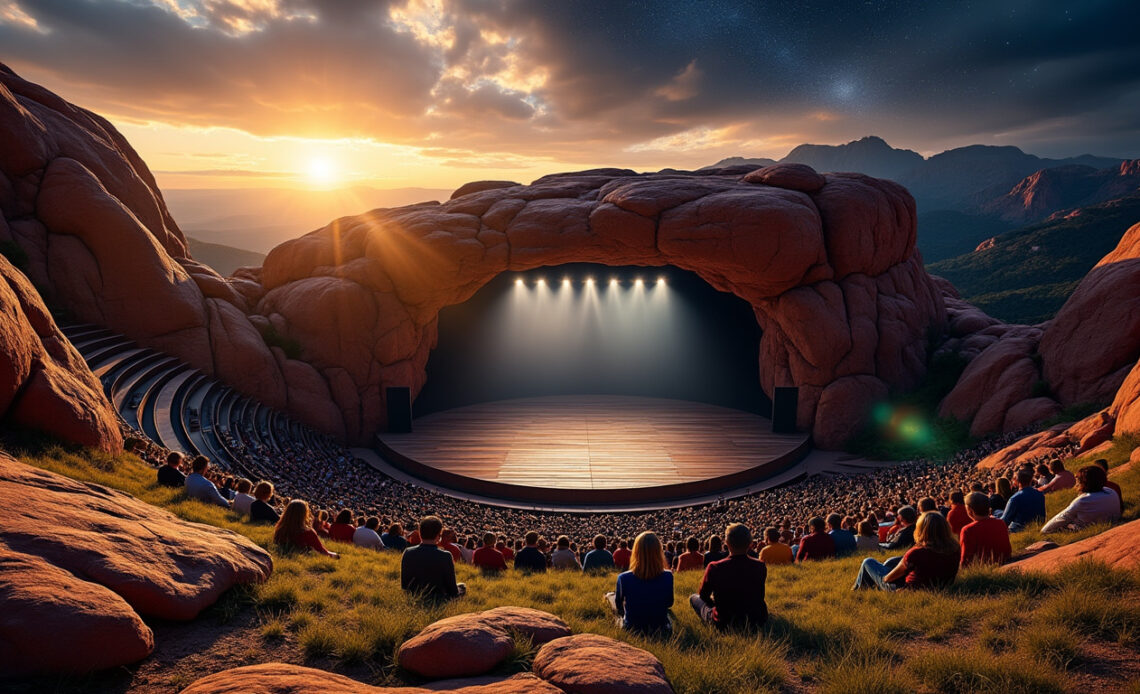 Red Rocks Amphitheatre en Colorado aux États‑Unis : la fusion parfaite ...